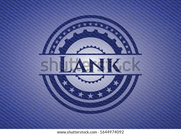 Lank Emblem Denim High Quality Background Stock Vector (Royalty Free ...