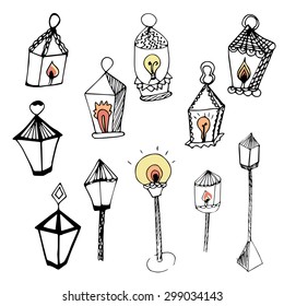2,058 Street lamps doodle Images, Stock Photos & Vectors | Shutterstock