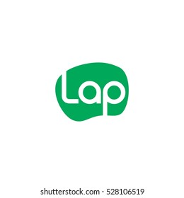 Lap Letter Icon Vector Logo Stock Vector (Royalty Free) 528106519 ...