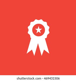 Lapel Badge Icon Trendy Flat Style Stock Vector (Royalty Free ...