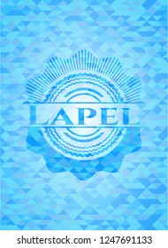 Lapel Light Blue Emblem Mosaic Background Stock Vector (Royalty Free ...