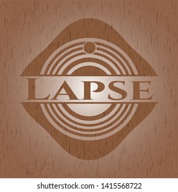 Lapse Badge Wood Background Stock Vector (Royalty Free) 1415568722 ...