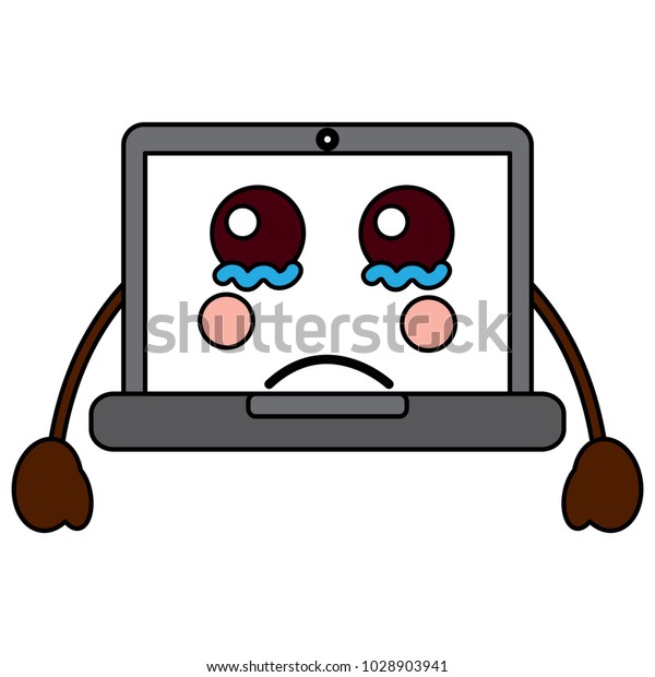 Laptop Computer Emoji Icon Image Stock Vector (Royalty Free) 1028903941 ...