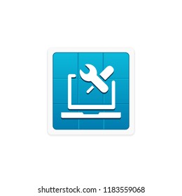 Laptop Configuration App Icon Stock Vector (Royalty Free) 1183559068 ...