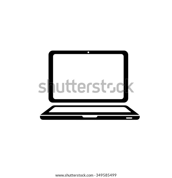 Laptop-Symbol. Notebook-PC-Symbol