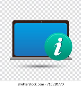 Laptop Info Stock Vector (Royalty Free) 713510770 | Shutterstock