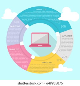 Laptop Infographic Stock Vector (Royalty Free) 649985875 | Shutterstock