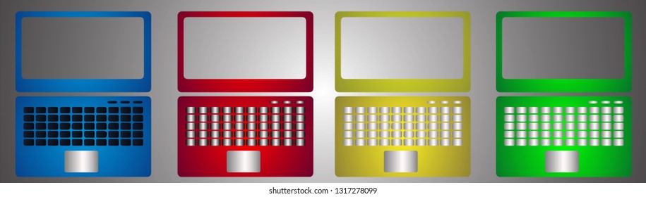 Laptop Logo Icon Stock Vector (Royalty Free) 1317278099 | Shutterstock