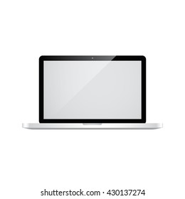 Laptop Realistic Illustration Stock Vector (Royalty Free) 430137274 ...