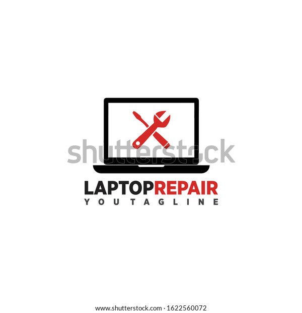 Laptop Repair Logo Vector Modern Stock Vector (Royalty Free) 1622560072 ...