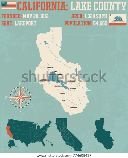 los angeles county wall map