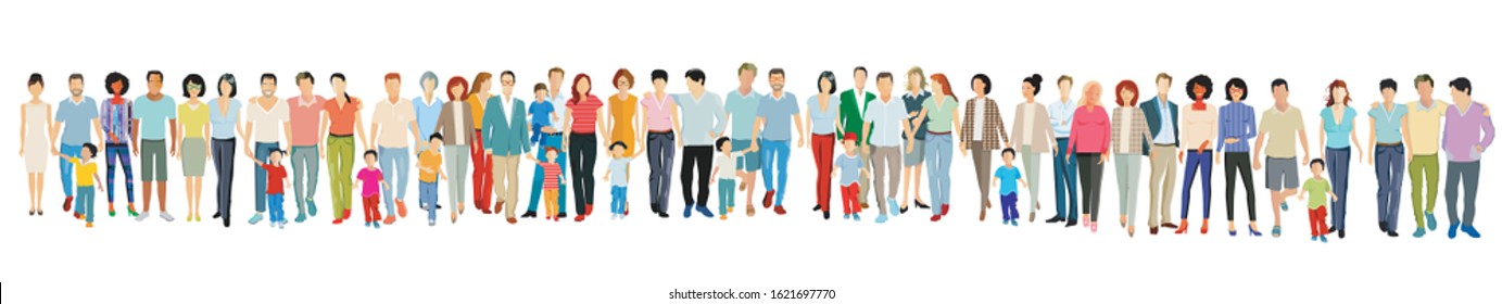 Social Concept Large Group Muslim Arabic Stock Vector (Royalty Free ... Social Concept Large Group Muslim Arabic Stock Vector (Royalty Free ...