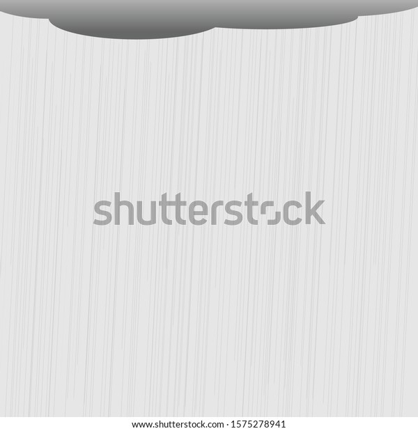 Large Grey Rain Cloud Background Downpouring Stock Vector (Royalty Free ...