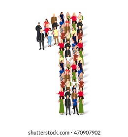 987 People forming number 1 Images, Stock Photos & Vectors | Shutterstock