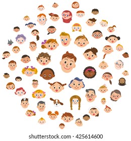 Large Number People Stock Vector (Royalty Free) 425614600 | Shutterstock