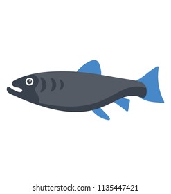 Swedish Fish Icon Cartoon Illustration Swedish Stock Vector (Royalty ...