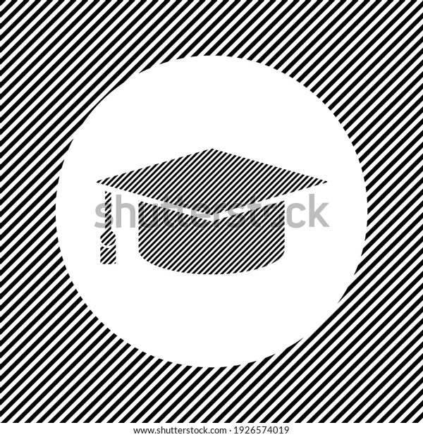 Un gran símbolo académico cuadrado en: vector de stock (libre de ...