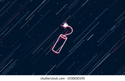 Large White Dynamite Symbol Framed Red Stock Vector (Royalty Free ...