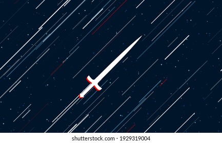 25 Slanted sword Images, Stock Photos & Vectors | Shutterstock