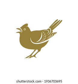 Lark Bird Design Vector Illustration Creative Stock Vector (Royalty ...