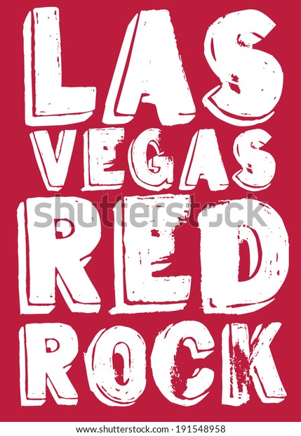 Las Vegas Red Rock Vector Art Stock Vector (Royalty Free) 191548958 ...