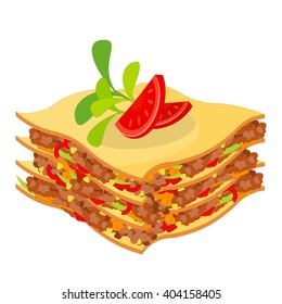 Lasagna Cartoon Images, Stock Photos & Vectors | Shutterstock