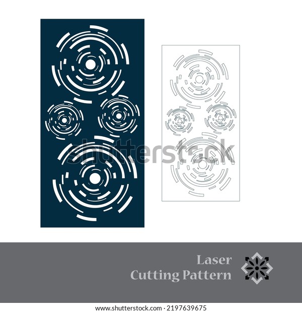 Laser Cut Vector Panel Seamless Pattern Stock Vector (Royalty Free ...