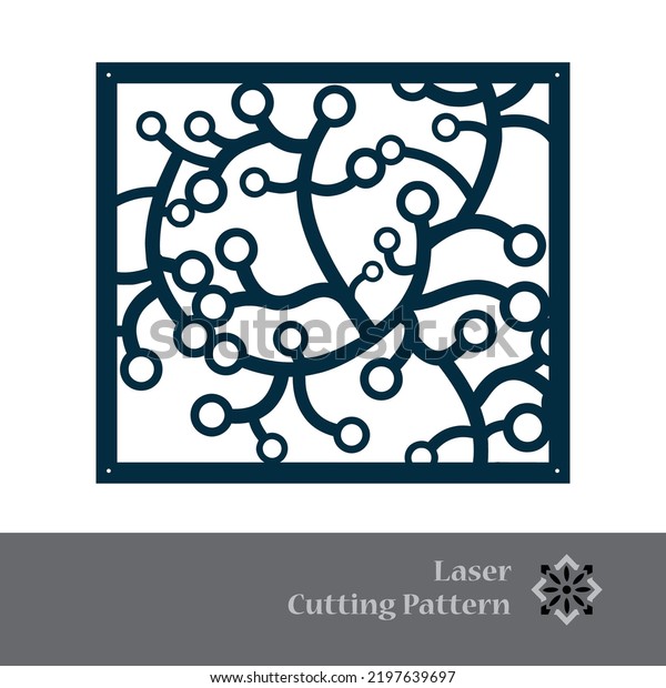 Laser Cut Vector Panel Seamless Pattern Stock Vector (Royalty Free ...