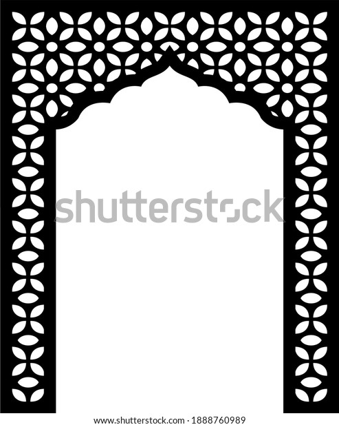 Laser Cutting Design Mandir Temple: เวกเตอร์สต็อก (ปลอดค่าลิขสิทธิ์ ...
