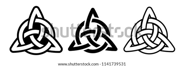 Laser Cutting Template Celtic Trinity Knot Stock Vector (Royalty Free ...