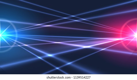 Laser Lights Background Abstract Light Rays Stock Vector (Royalty Free ...