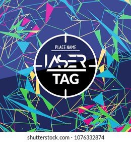 Laser Tag Target Game Poster Flyer Stock Vector (Royalty Free ...