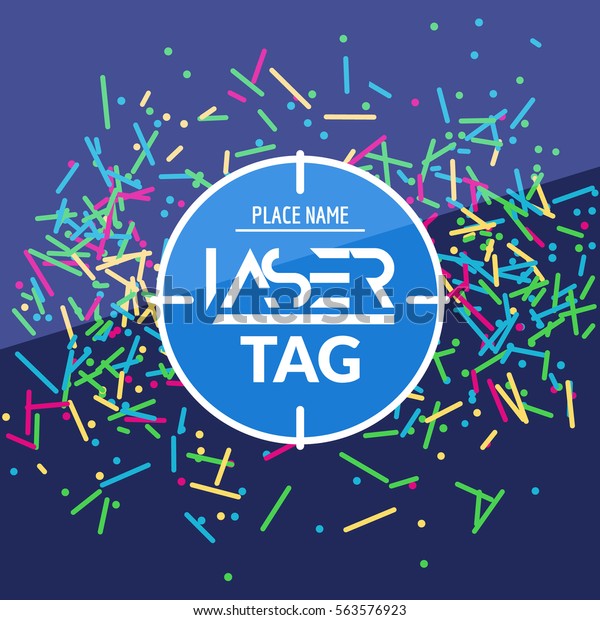Laser Tag Target Game Poster Flyer Stock Vector (Royalty Free ...