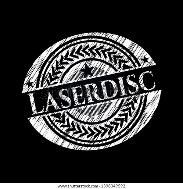 Laserdisc Written On Chalkboard Vector Illustration Stock Vector ...