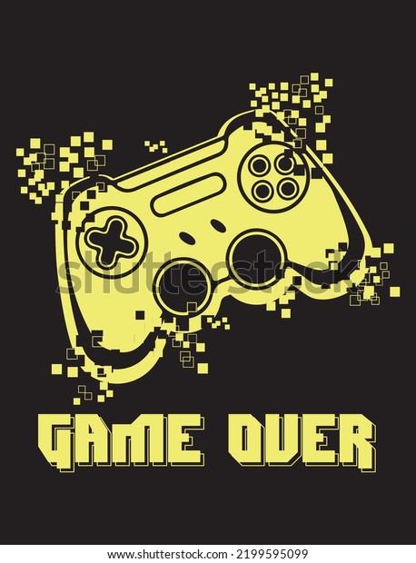 Last Gamer Game Stock Vector (Royalty Free) 2199595099 | Shutterstock