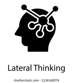 Lateral Thinking Glyph Icons Stock Vector (Royalty Free) 1136160074 ...