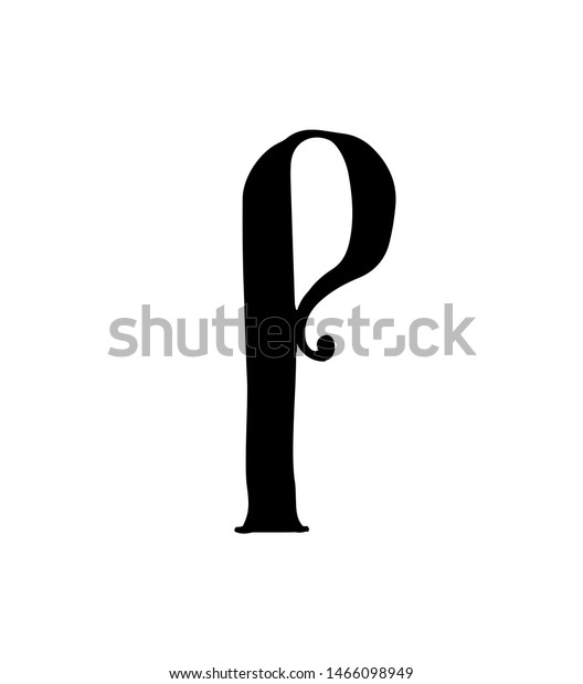 Latin Letter P Vector Logo Company Stock Vector (Royalty Free ...