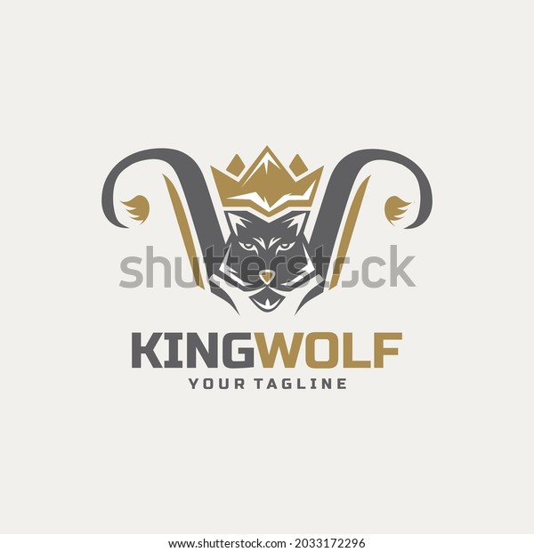 Latter W King Wolf Crown Logo Stock Vector (Royalty Free) 2033172296 ...