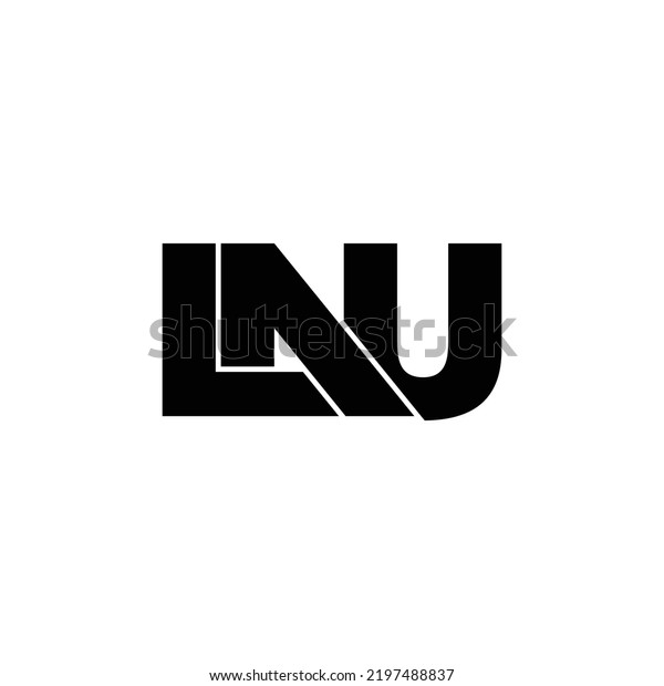 Lau Letter Monogram Logo Design Vector Stock Vector (Royalty Free ...