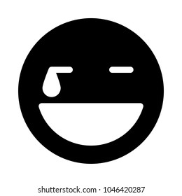 Laugh Hard Smiley Stock Vector (Royalty Free) 1046499139 | Shutterstock