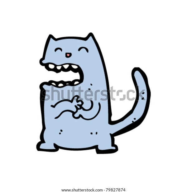 Laughing Evil Genius Cartoon Cat: เวกเตอร์สต็อก (ปลอดค่าลิขสิทธิ์ ...