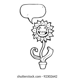 Laughing Flower Cartoon Stock Vector (Royalty Free) 92302642 | Shutterstock