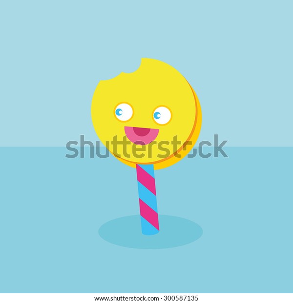 Laughing Lollipop Stock Vector (Royalty Free) 300587135 | Shutterstock