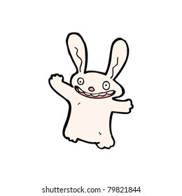 Laughing Rabbit Cartoon Stock Vector (Royalty Free) 79821844