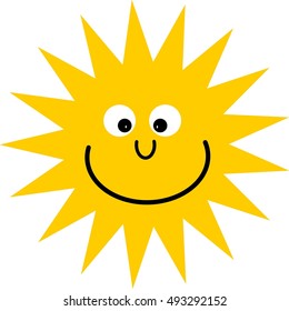 Sun Icon Trendy Vector Summer Symbol Stock Vector (Royalty Free ...