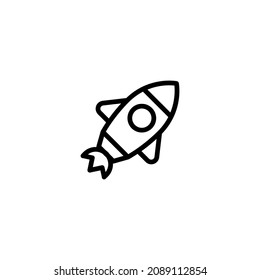 Launch Line Icon Illustration Vector Graphic Stock Vector (Royalty Free ...