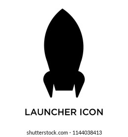 Launcher Icon Vector Isolated On White Stock Vector (Royalty Free ...