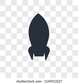 Launcher Vector Icon Isolated On Transparent Stock Vector (Royalty Free ...