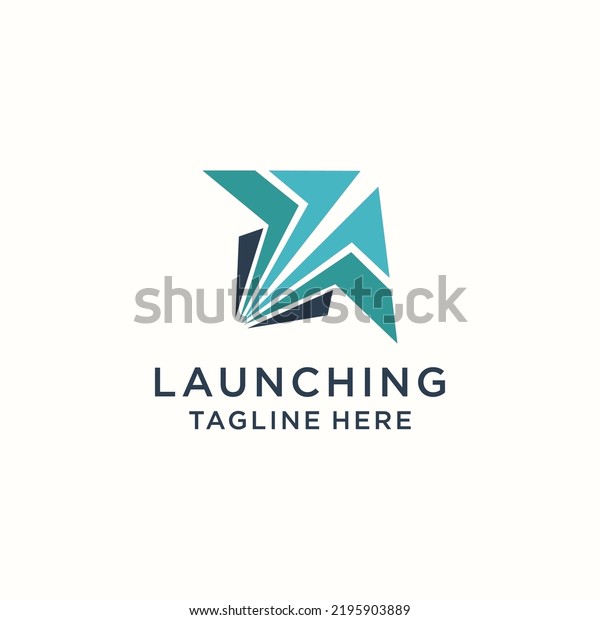 Launching Logo Icon Vector Image Stock Vector (Royalty Free) 2195903889 ...
