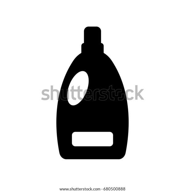 Laundry Detergent Bottle Icon Stock Vector (Royalty Free) 680500888